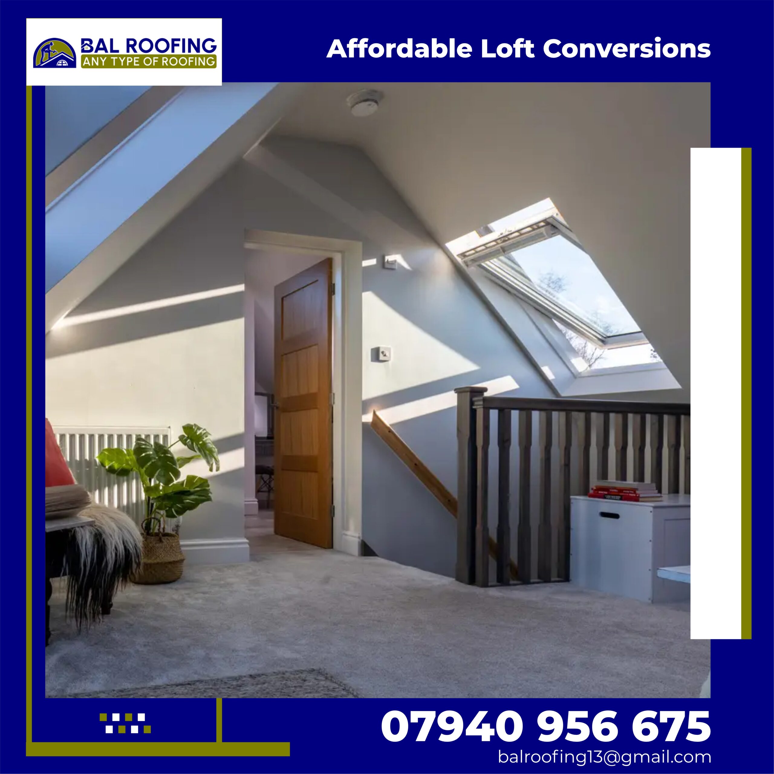 Affordable Loft Conversions - Maximize Space with Bal Roofing